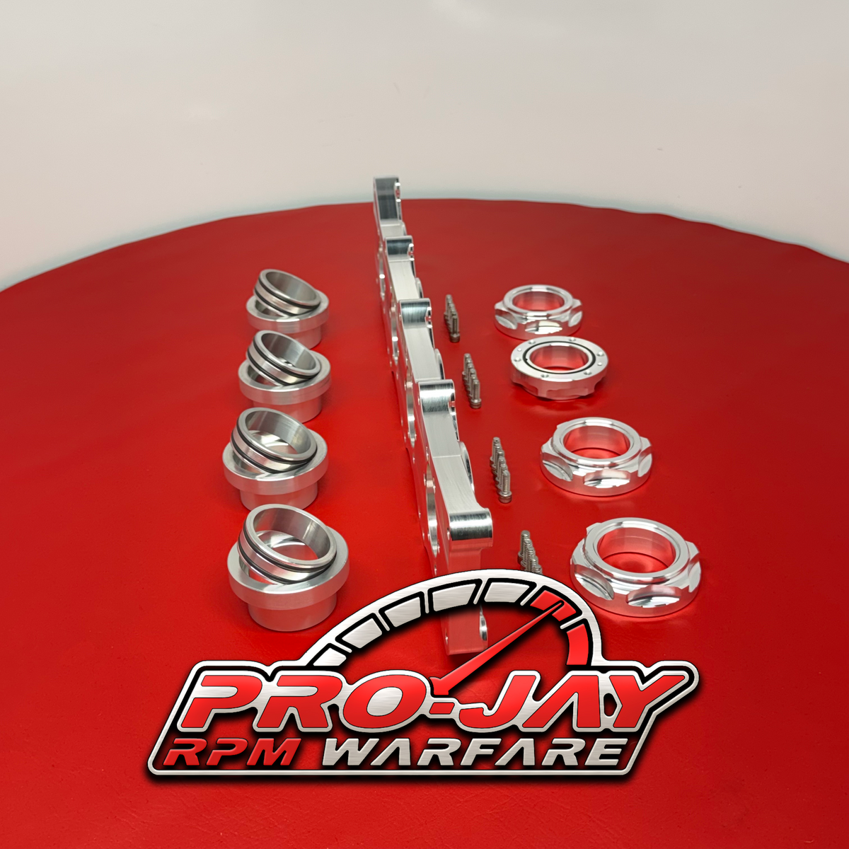 Pro-Jay 26B Full Peripheral Intake Manifold Bolt on Flange Assembly ...