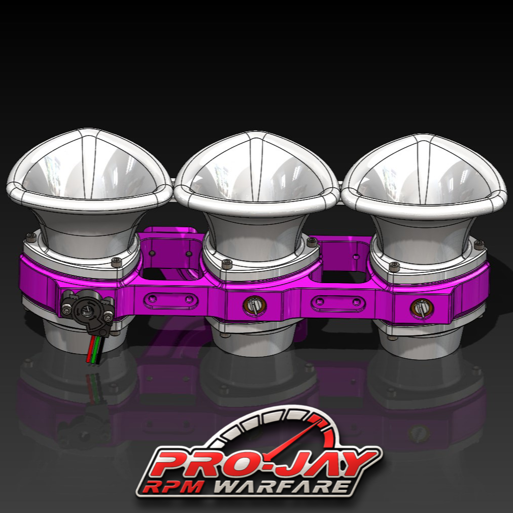 PRO-JAY MAZDA ROTARY 20B 3 ROTOR SHORT BLOCK FULL PP THROTTLE BODY ( I ...