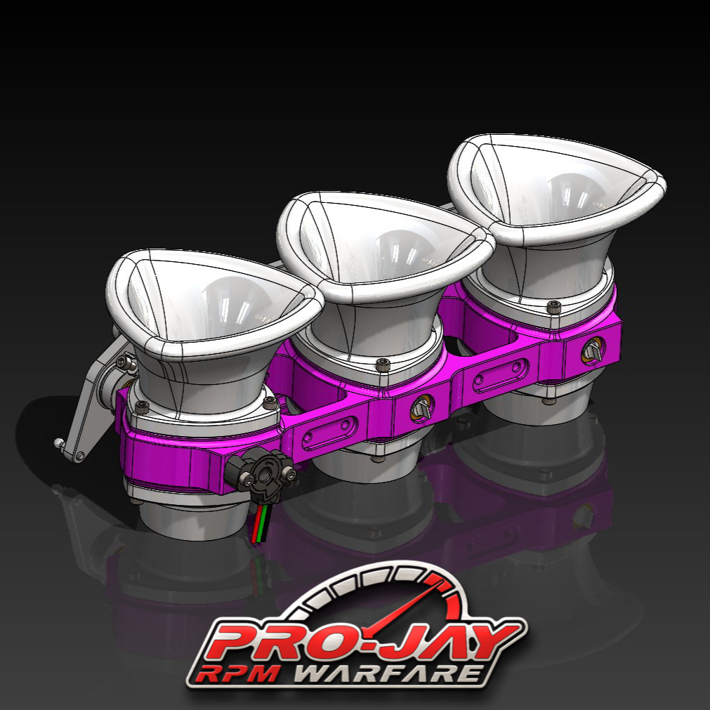 PRO-JAY MAZDA ROTARY 20B 3 ROTOR SHORT BLOCK FULL PP THROTTLE BODY ( I ...