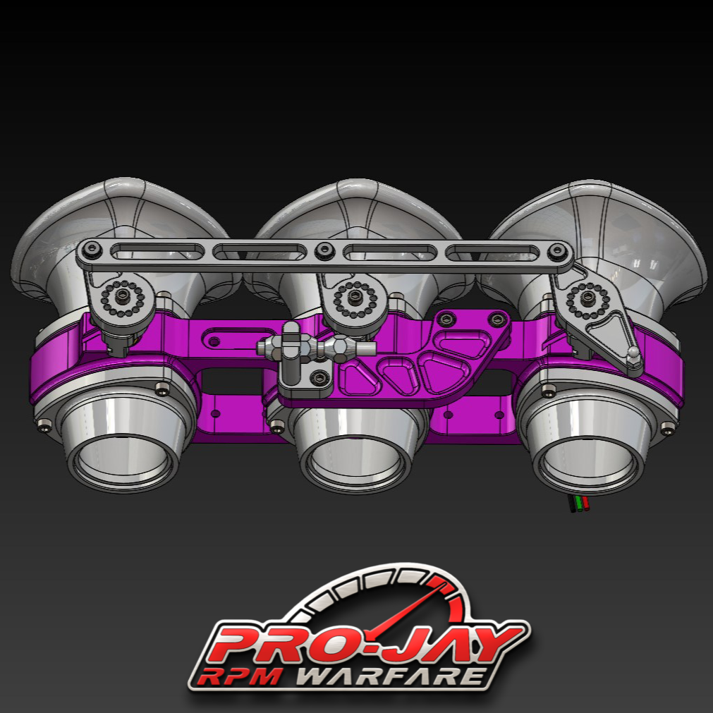 PRO-JAY MAZDA ROTARY 20B 3 ROTOR SHORT BLOCK FULL PP THROTTLE BODY ( I ...