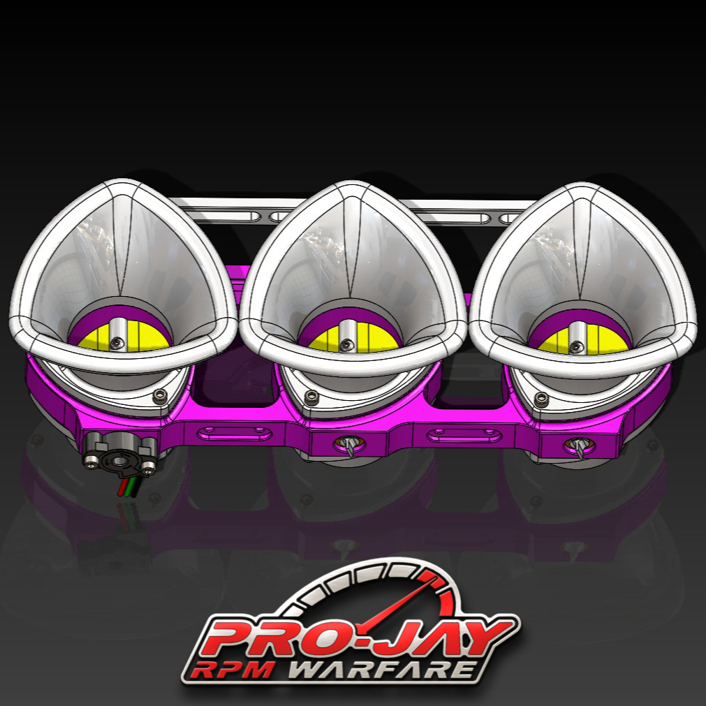 PRO-JAY MAZDA ROTARY 20B 3 ROTOR SHORT BLOCK FULL PP THROTTLE BODY ( I ...