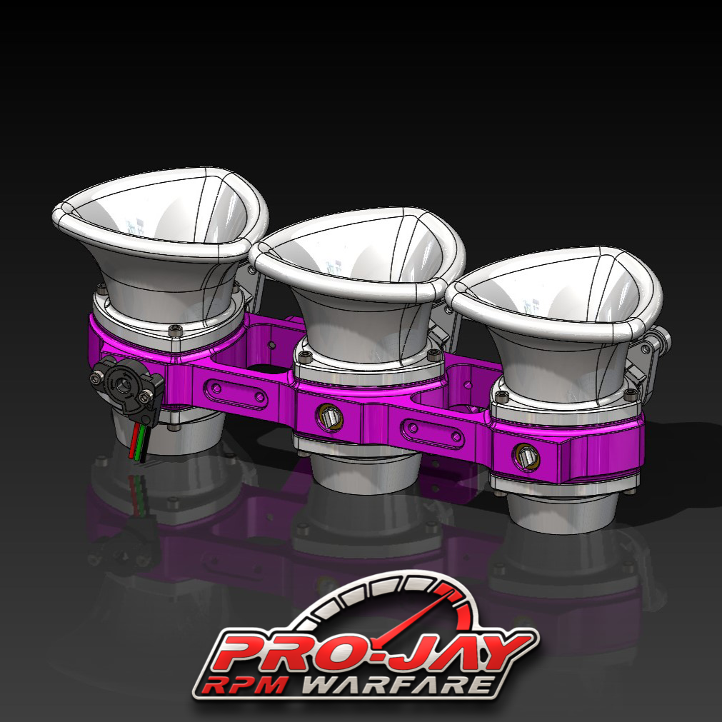 PRO-JAY MAZDA ROTARY 20B 3 ROTOR SHORT BLOCK FULL PP THROTTLE BODY ( I ...