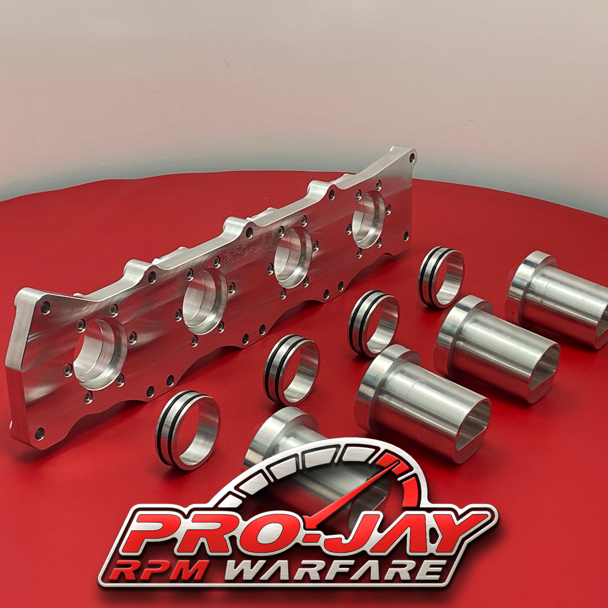 Pro-Jay 26B Full Peripheral Intake Manifold Bolt on Flange Assembly ...