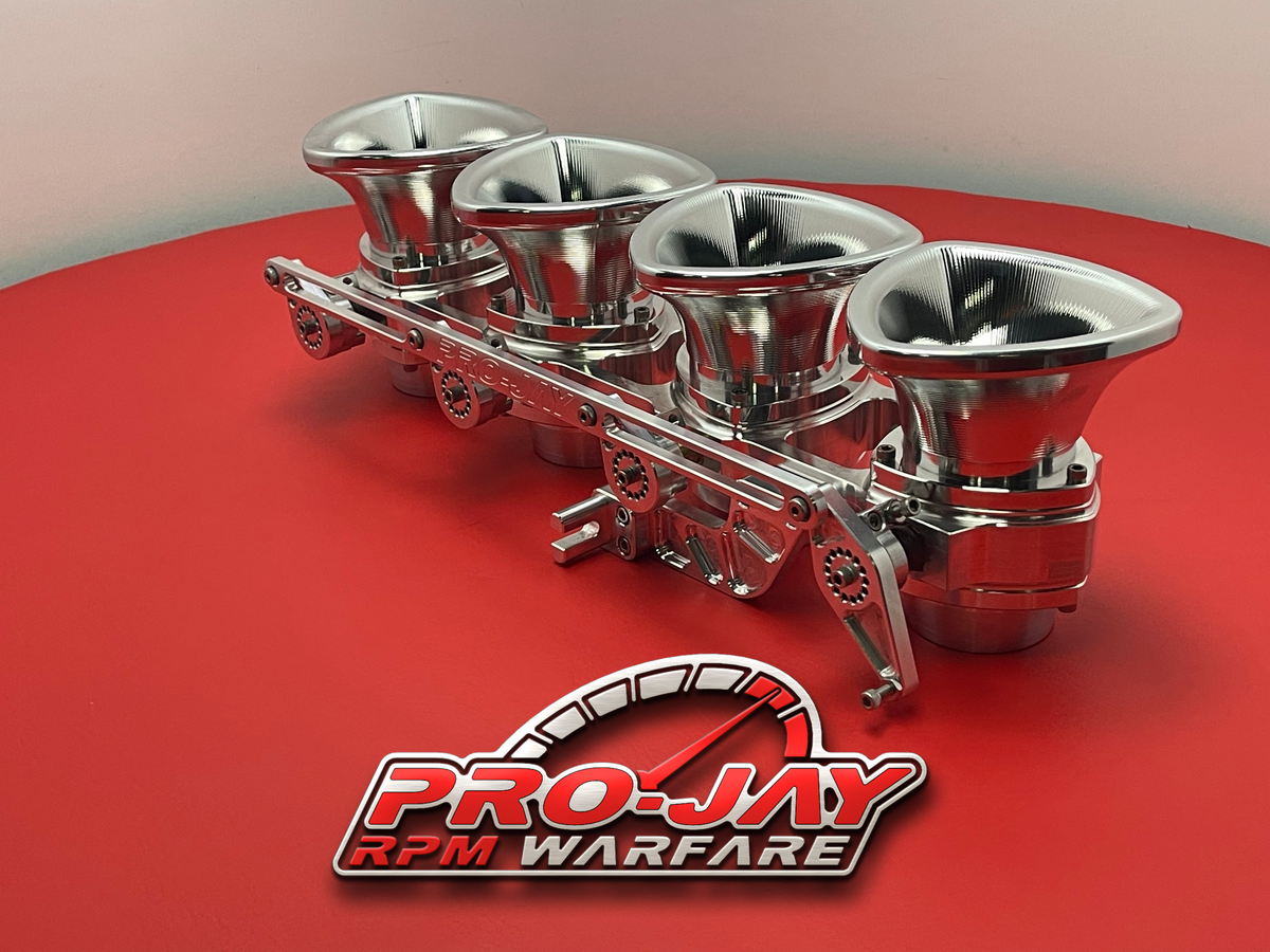 PRO-JAY MAZDA ROTARY 26B 4 ROTOR FULL PP THROTTLE BODY ( ITB ) X4 – Pro-jay