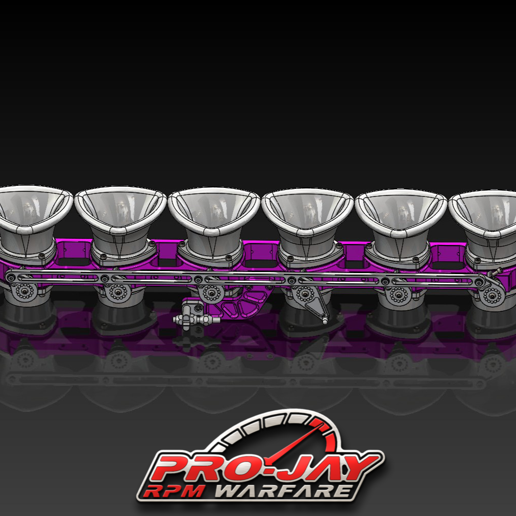 PRO-JAY MAZDA ROTARY 39B 6 ROTOR FULL PP THROTTLE BODY ( ITB ) X6 – Pro-jay