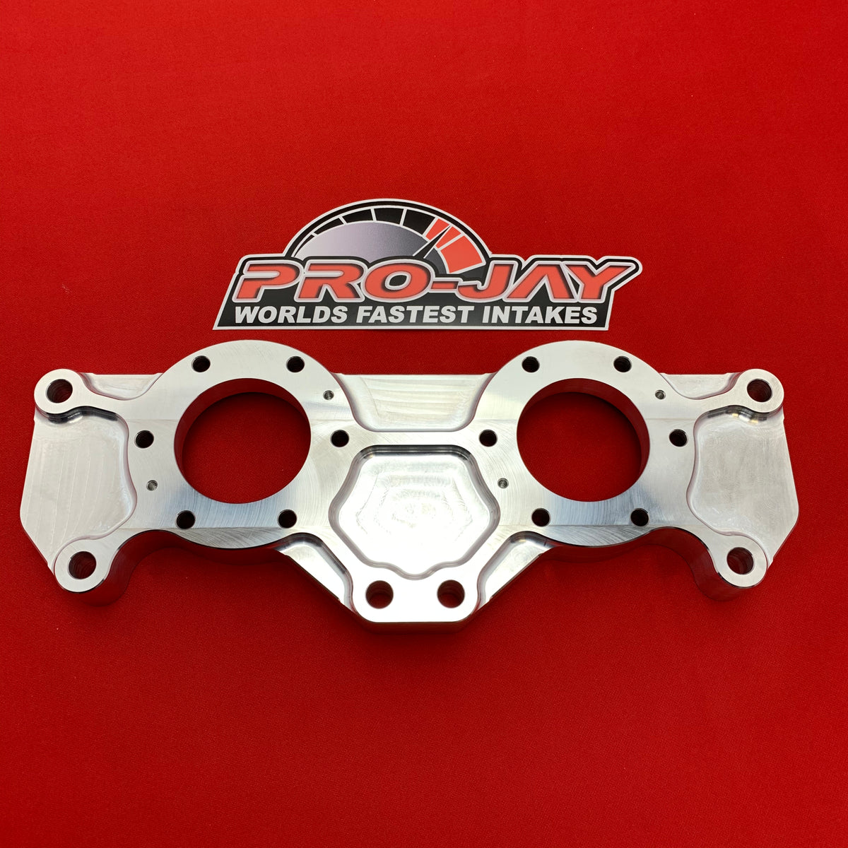 Pro-Jay 4 Barrel Full Peripheral Intake Mainifold Bolt on Flange / 1st ...