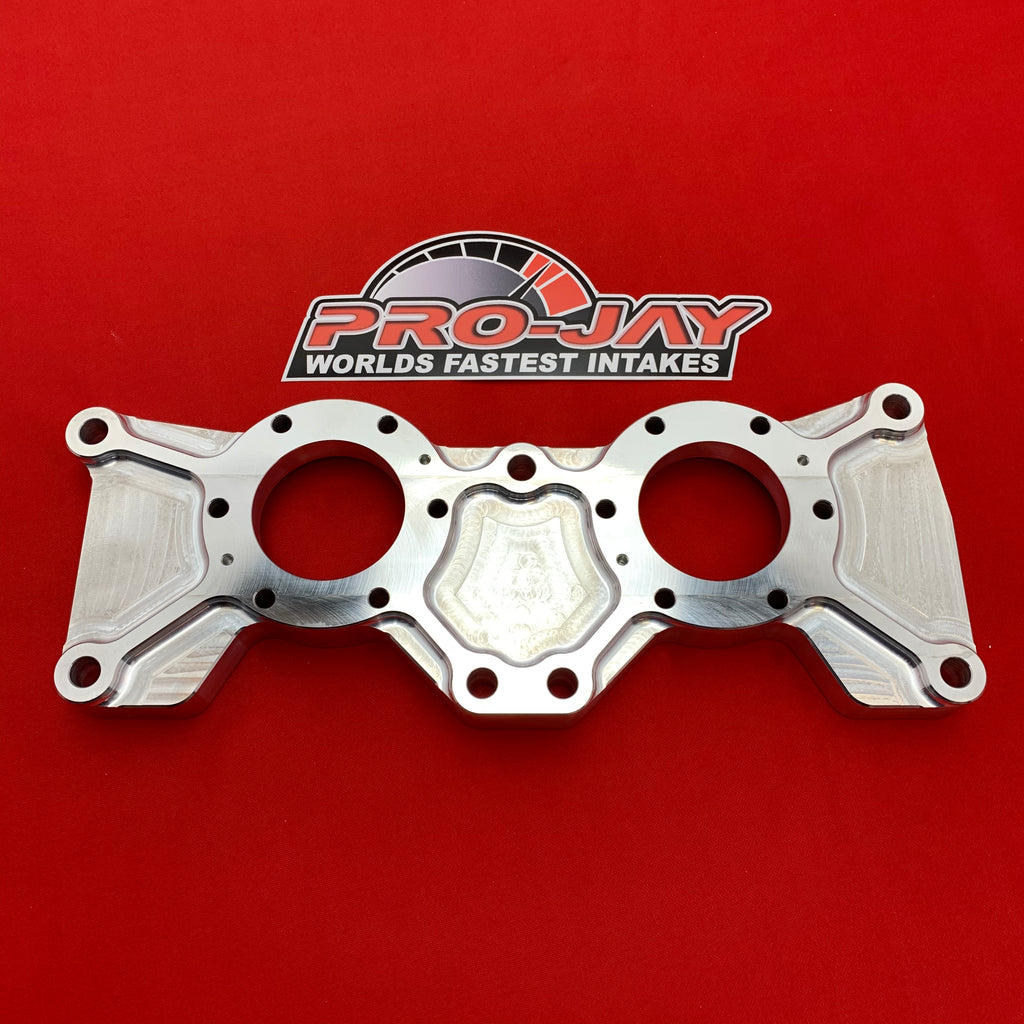 Pro-Jay 4 Barrel Full Peripheral Intake Mainifold Bolt on Flange / 2nd ...
