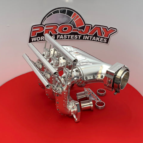 Pro-Jay Mazda 20B Full Peripheral 18 Injected Billet Bully Intake Mani ...