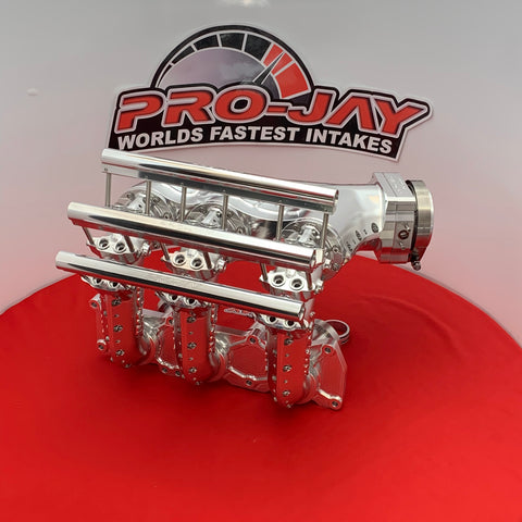 Pro-Jay Mazda 20B Full Peripheral 18 Injected Billet Bully Intake Mani ...