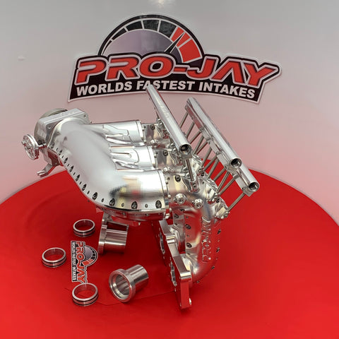 Pro-Jay Mazda 20B Full Peripheral 18 Injected Billet Bully Intake Mani ...
