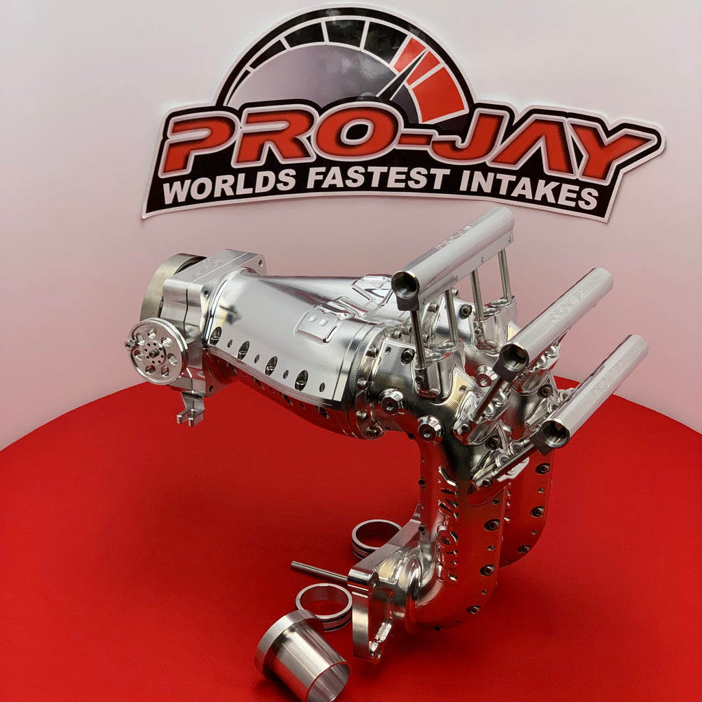 Pro-Jay Mazda RX7-13B - 3rd Gen. Full Peripheral Billet Intake Manifol ...