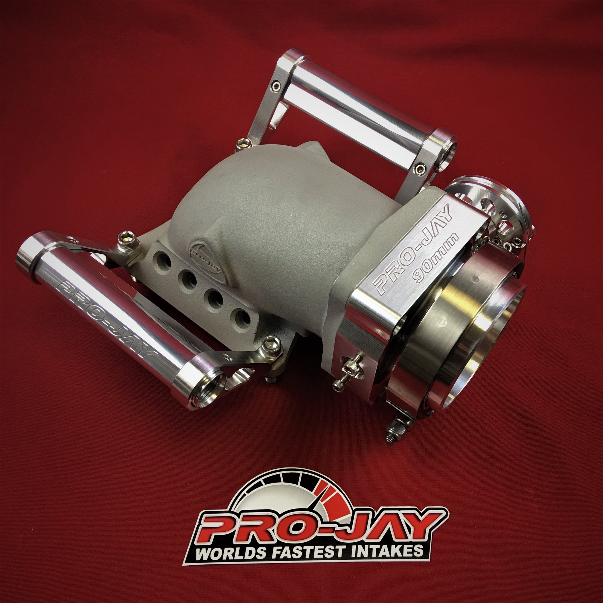 Pro-Jay Mustang Throttle Body Adapter (MTBA) Elbow 8 Injector Ports ...