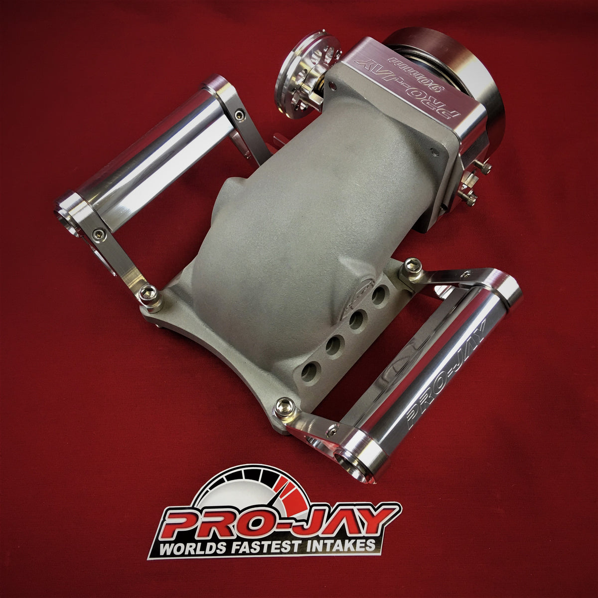 Pro-Jay Mustang Throttle Body Adapter (MTBA) Elbow 8 Injector Ports ...