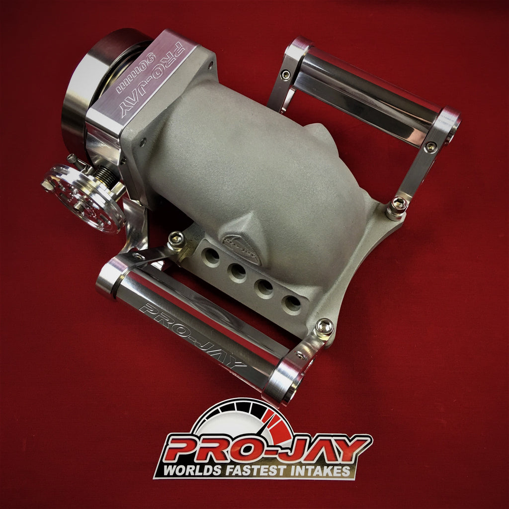 Pro-Jay Mustang Throttle Body Adapter (MTBA) Elbow 8 Injector Ports ...