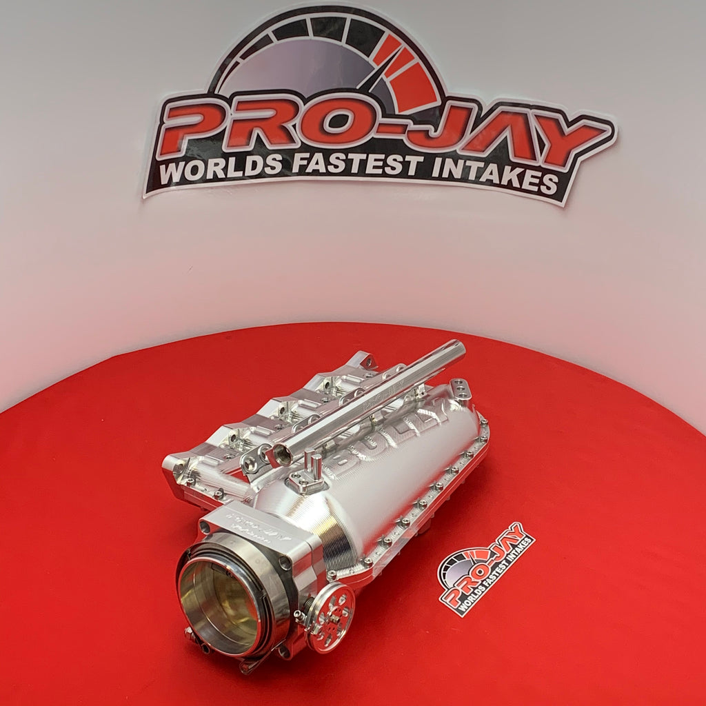 Pro-Jay Mitsubishi 4G63 G1 RWD 8 Injector Billet Bully Intake Manifold ...